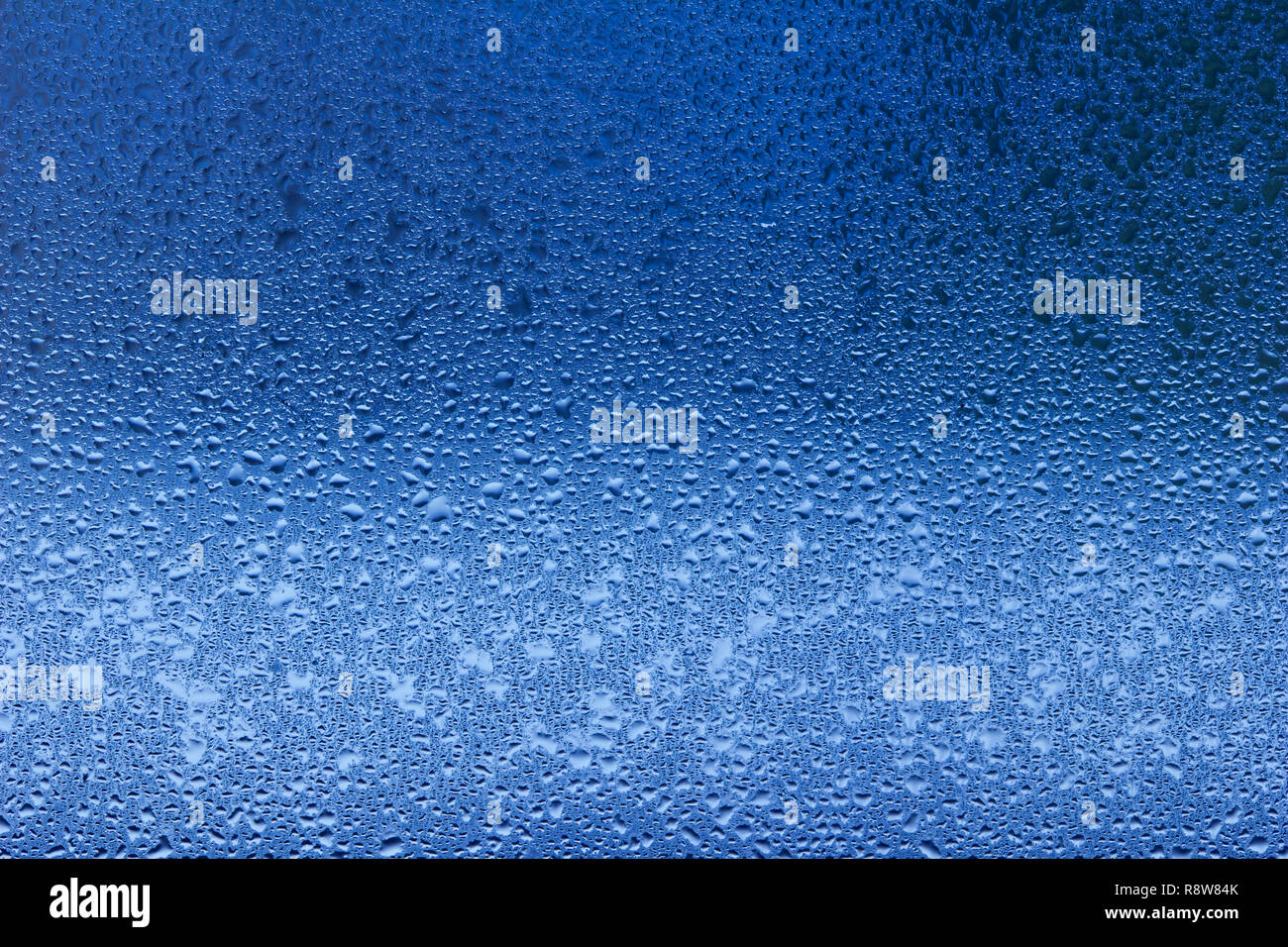 Macro abstract background of water condensation on a window pane Stock ...