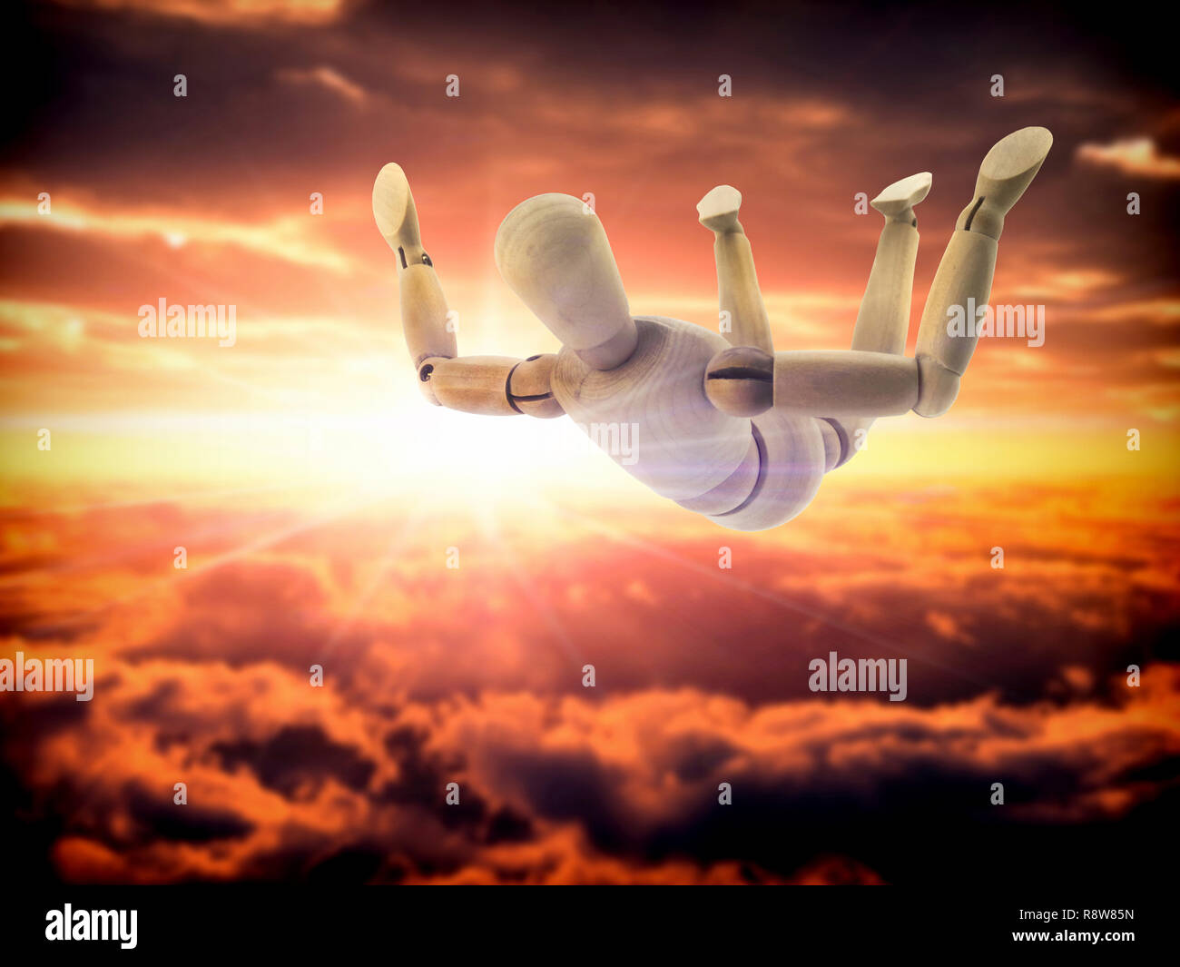 Flying posture hi-res stock photography and images - Alamy