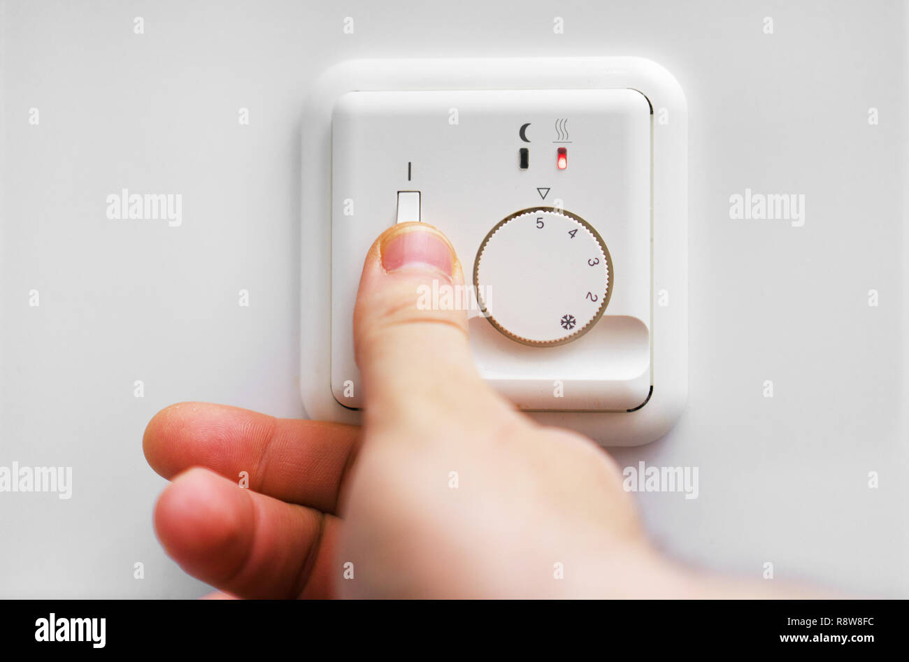 Turn off heating hi-res stock photography and images - Alamy
