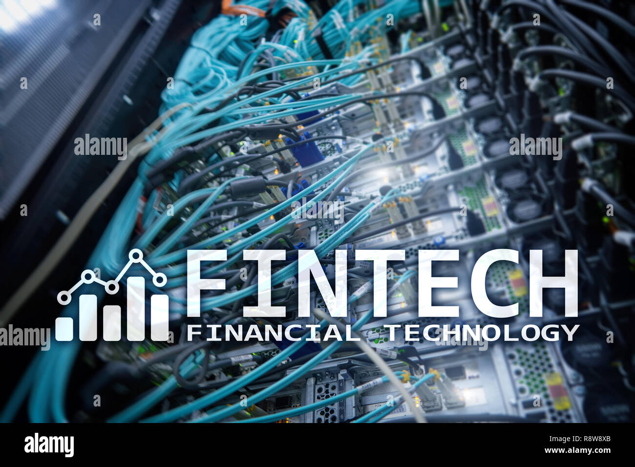 Fintech - Financial technology. Business solution and software ...