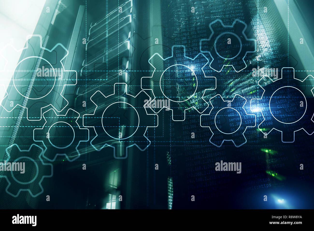 Gears mechanism, digital transformation, data integration and digital ...