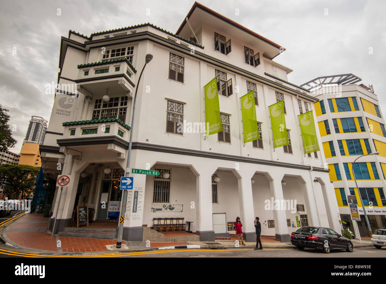 The Goethe-Institut at Bukit Pasoh Road, Outram Park, Singapore Stock ...