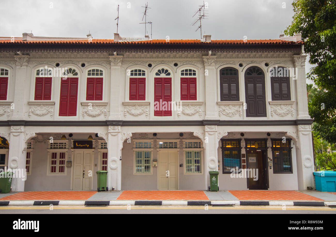 Singapore Shophouses High Resolution Stock Photography and Images - Alamy