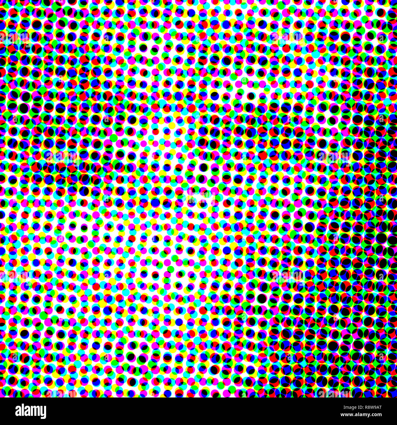 Abstract half tone pop art pattern illustration as background Stock ...