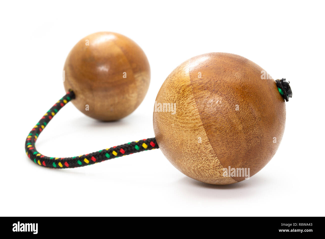 Wooden musical instrument - patica, kashaka, kosika, studio photo Stock ...