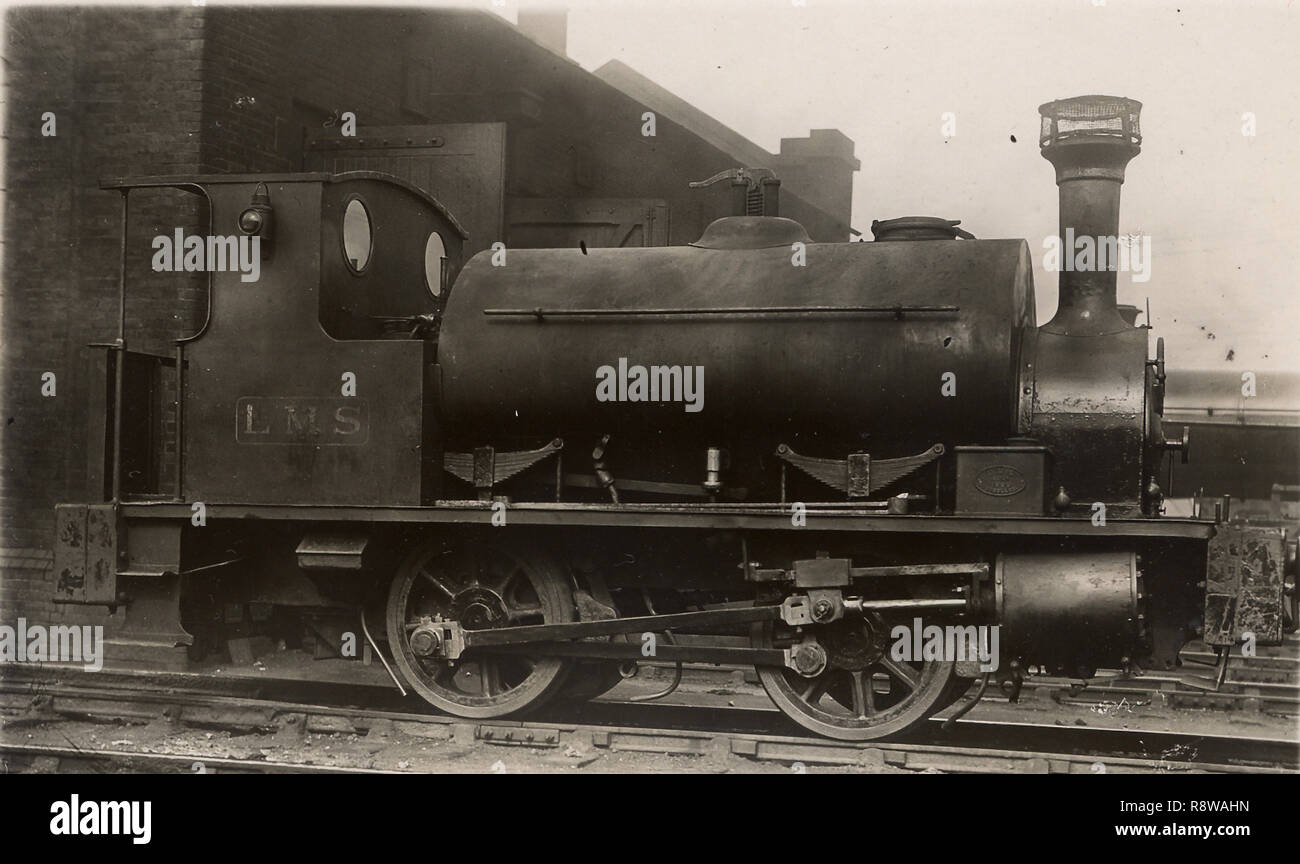 Caledonian Railway 0-4-0ST of 264 Class as LMS No.16032 Stock Photo - Alamy