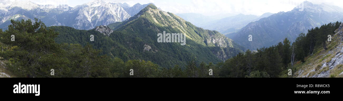 The Thethi National park in Northwest Albania neighbouring the NP ...
