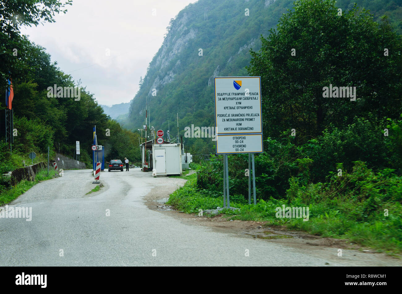 Hum/Scepan Polje border crossing Bosnia and Herzegovina - Montenegro ...