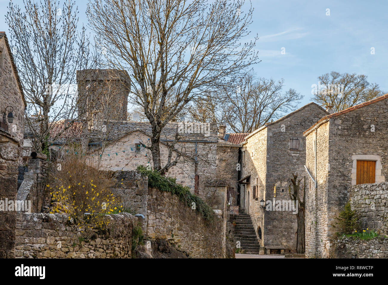France, Aveyron, Causses and Cevennes, Mediterranean cultural landscape ...