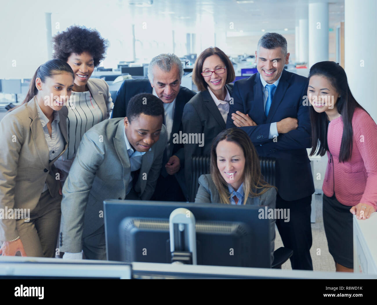 Around a computer hi-res stock photography and images - Alamy