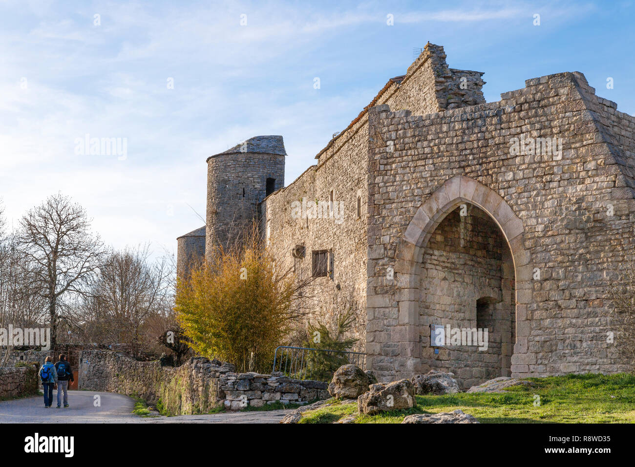 France, Aveyron, Causses and Cevennes, Mediterranean cultural landscape ...