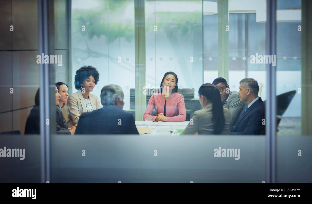 Business people in conference room meeting Stock Photo - Alamy