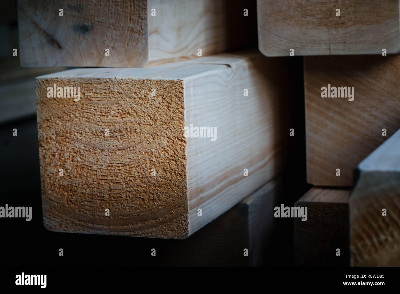 Materials for the construction of the house - construction timber dried ...