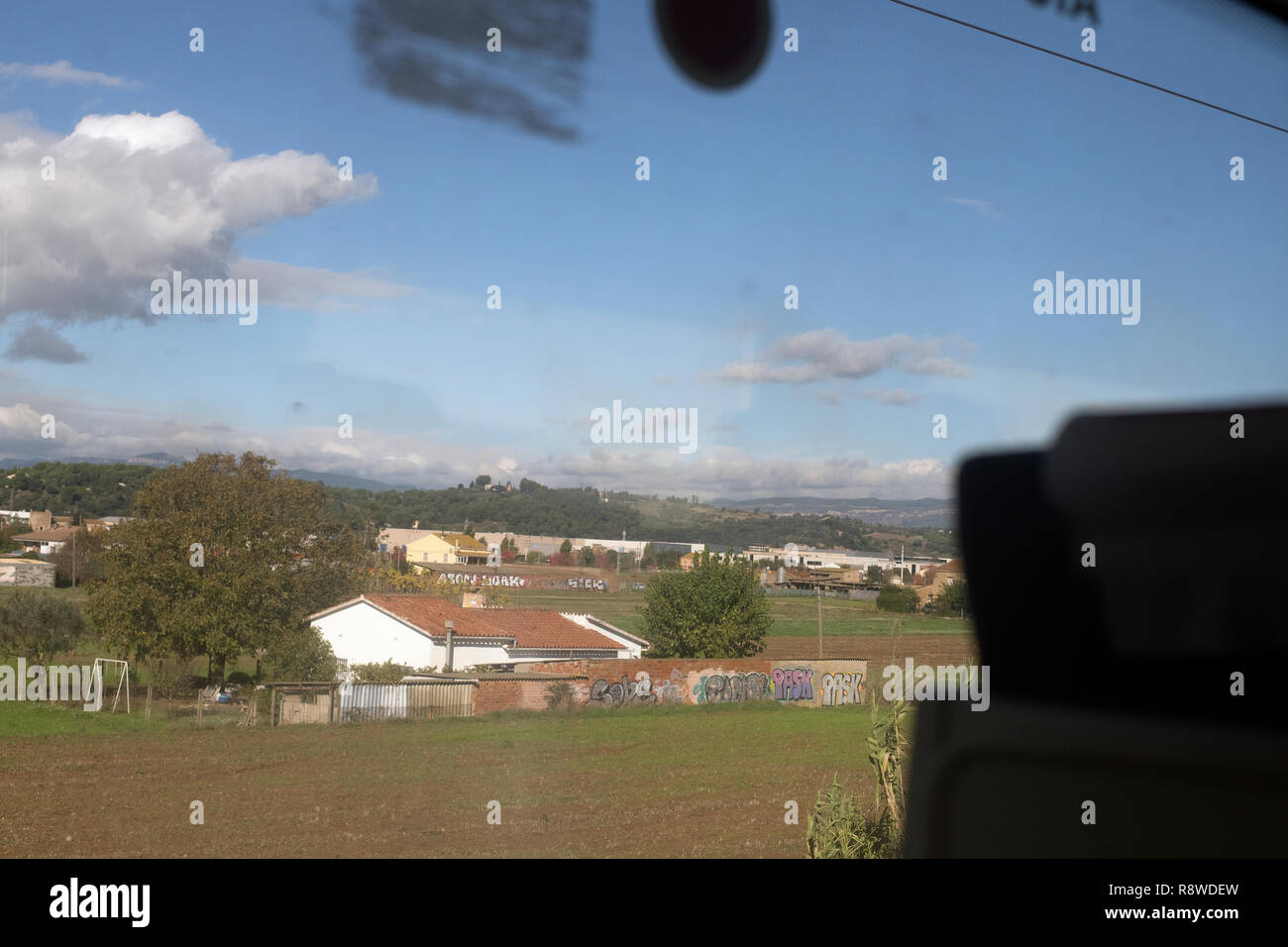 Train car window hi-res stock photography and images - Alamy