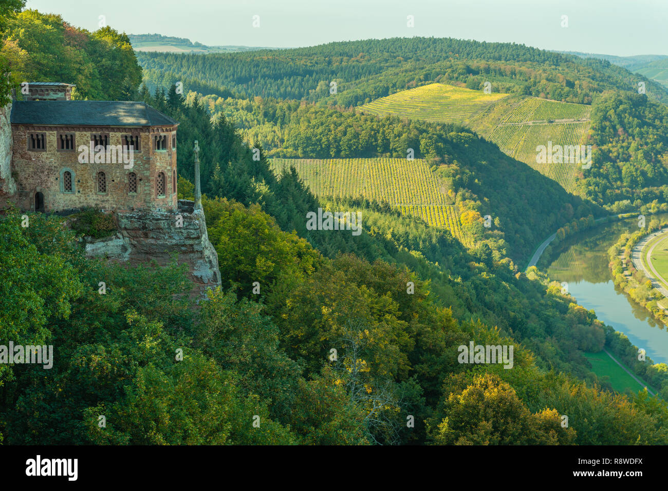 Historic Klause, chapel of the Middle Ages, former cult site, Kastel ...