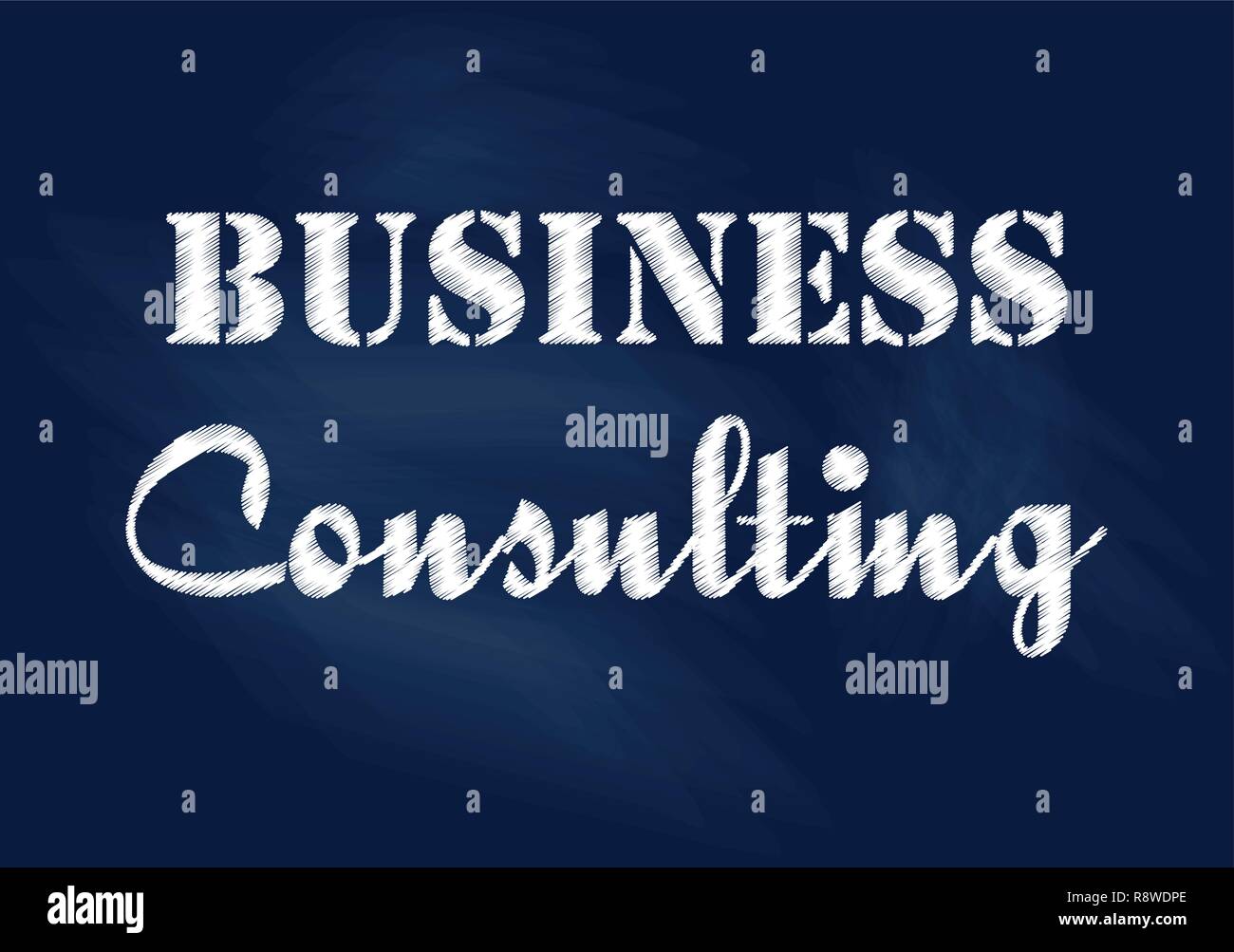 Business consulting Board record Vector illustration for design Stock ...