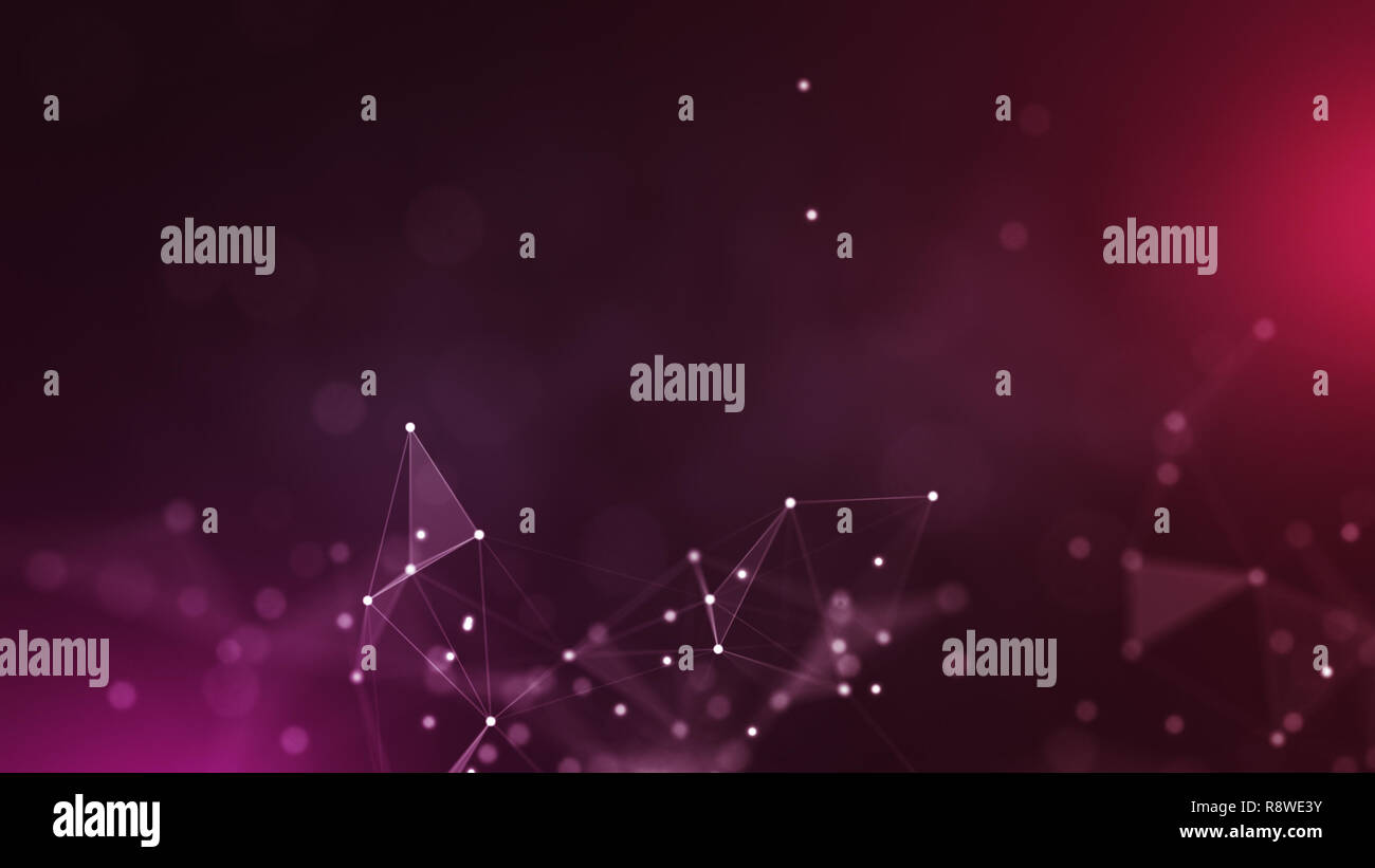 pink futuristic network background Stock Photo - Alamy