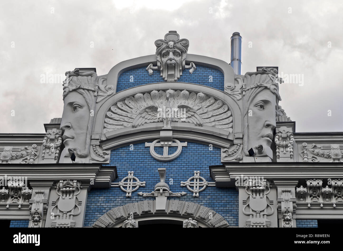 Mikhail Eisenstein: Art Nouveau District, Riga, Latvia Stock Photo - Alamy Mikhail Eisenstein: Art Nouveau District, Riga, Latvia Stock Photo - Alamy