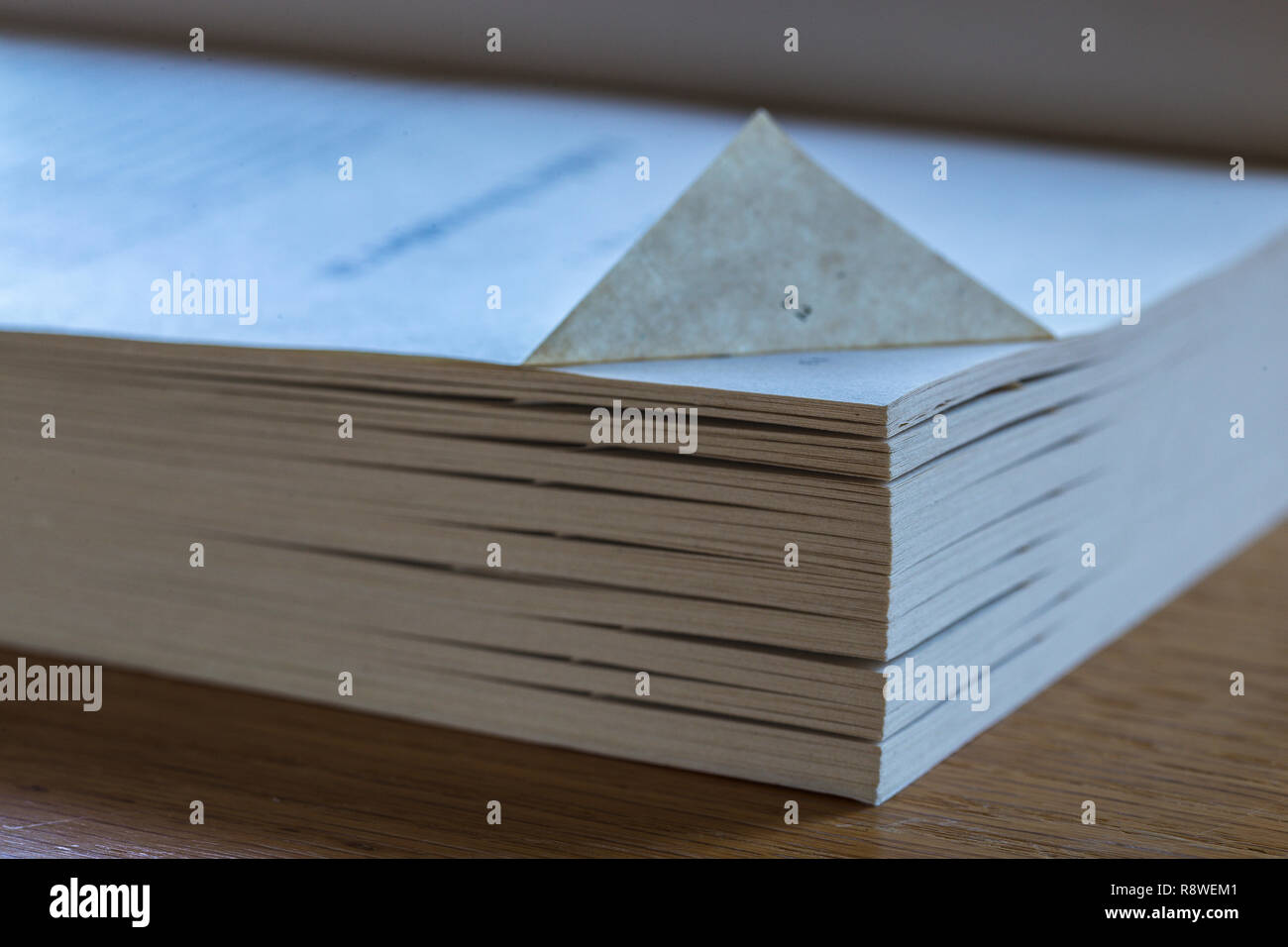 Dog eared book page hi-res stock photography and images - Alamy