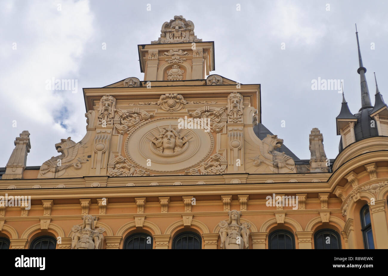 Albert street riga hi-res stock photography and images - Alamy