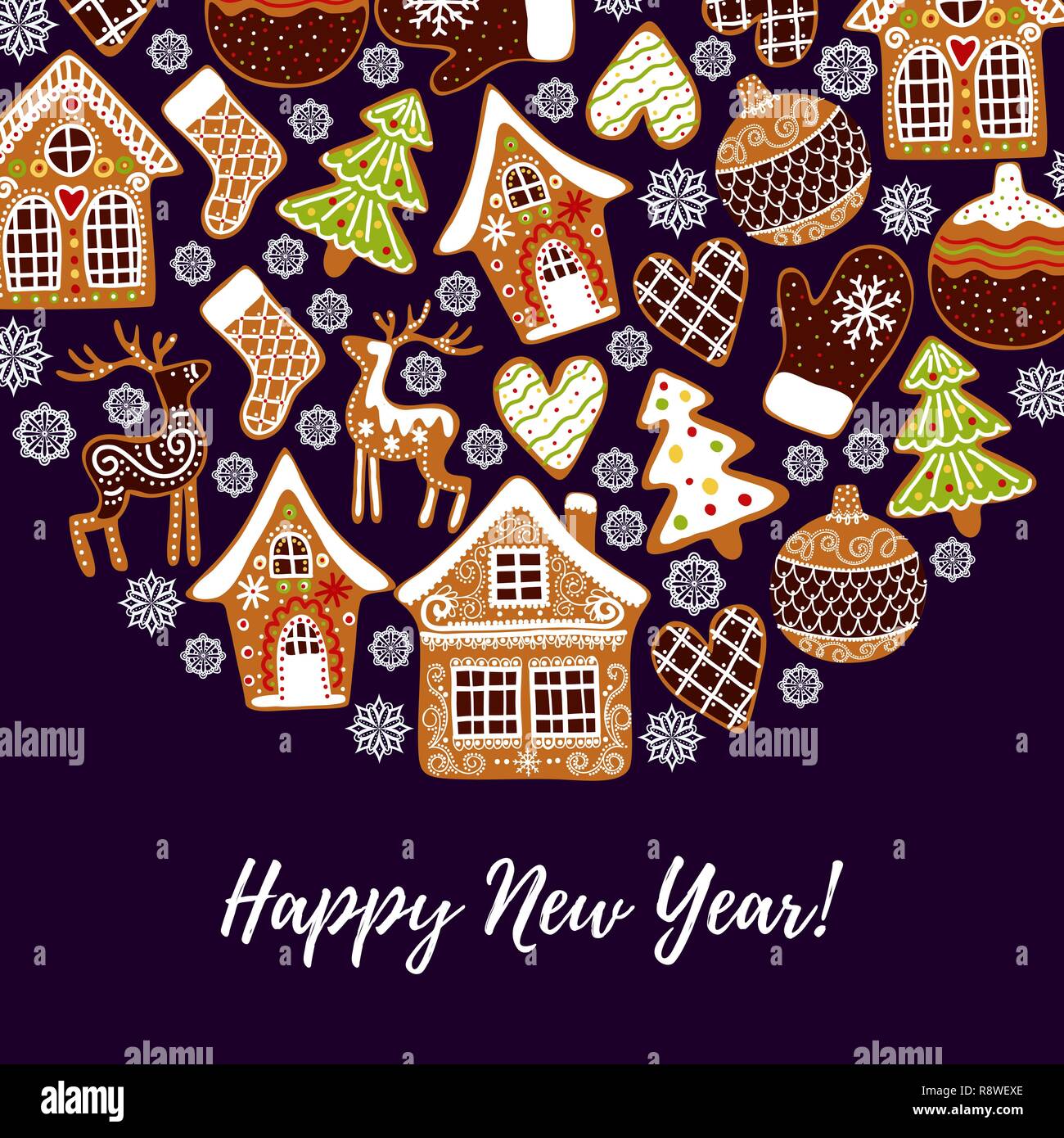 Purple snowflake background Stock Vector Images - Alamy