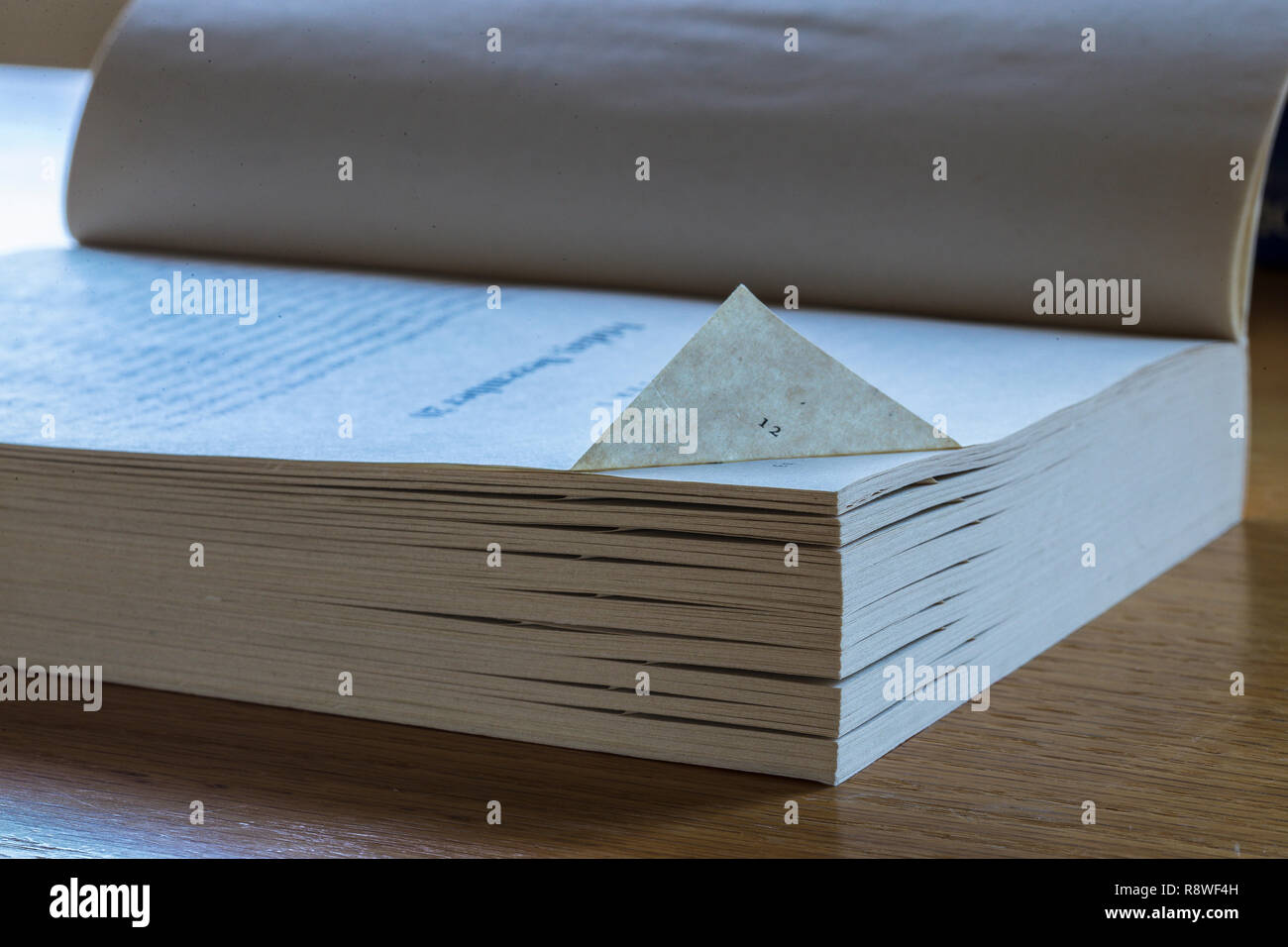Dog eared book page hi-res stock photography and images - Alamy