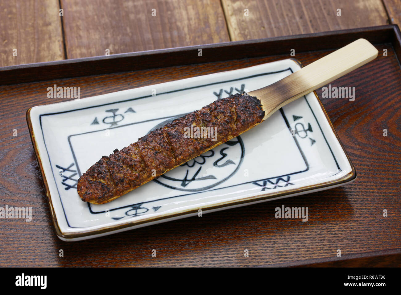 soba miso, burnt miso(soybean paste) with roasted buckwheat seeds ...