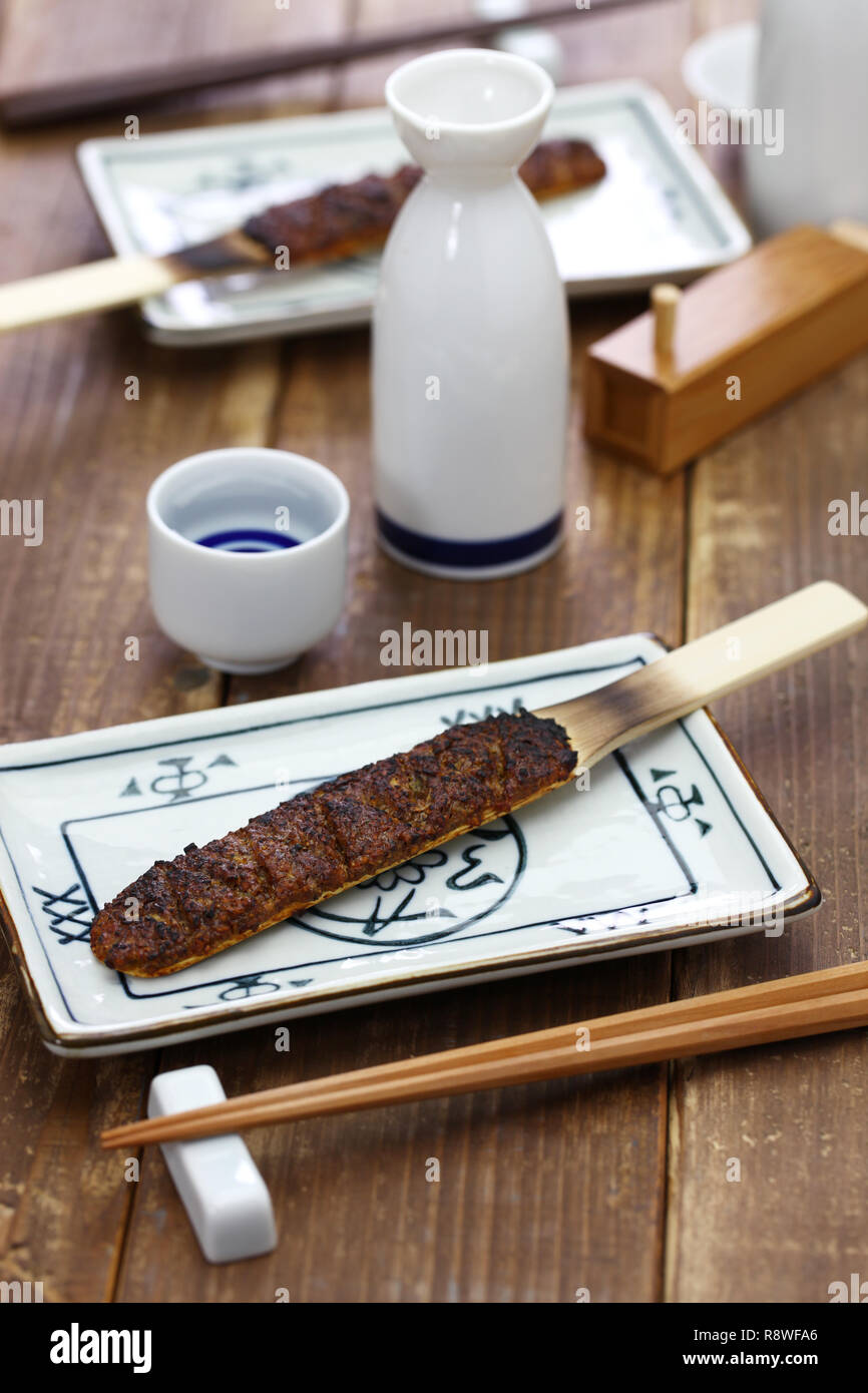 soba miso, burnt miso(soybean paste) with roasted buckwheat seeds ...