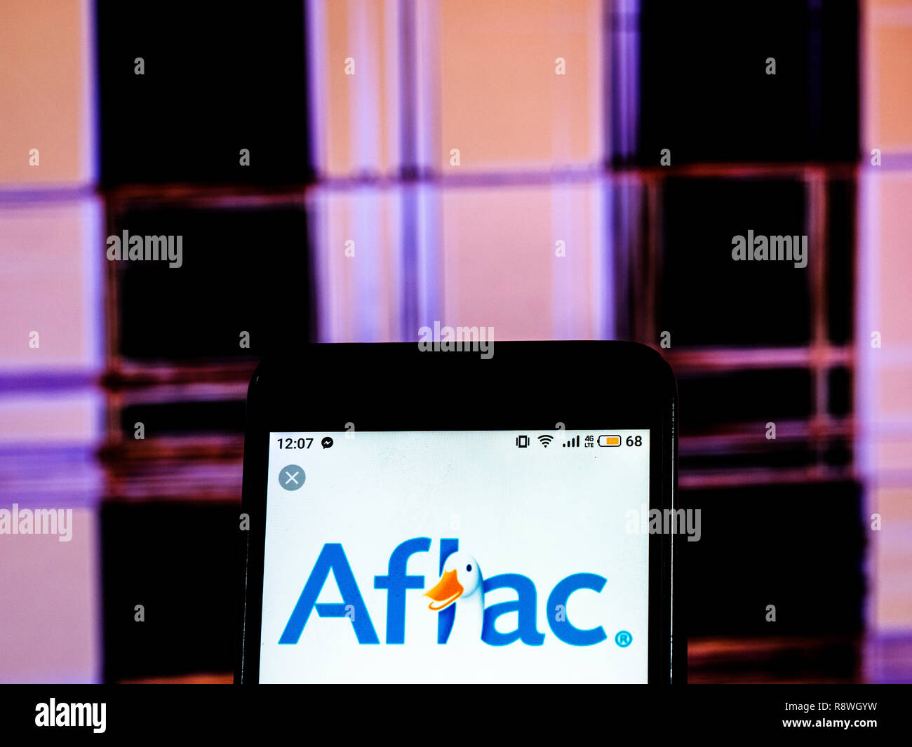 Logo aflac hi-res stock photography and images - Alamy