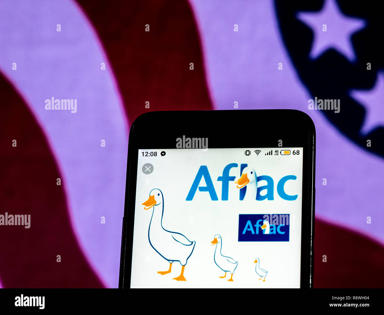 Logo aflac hi-res stock photography and images - Alamy