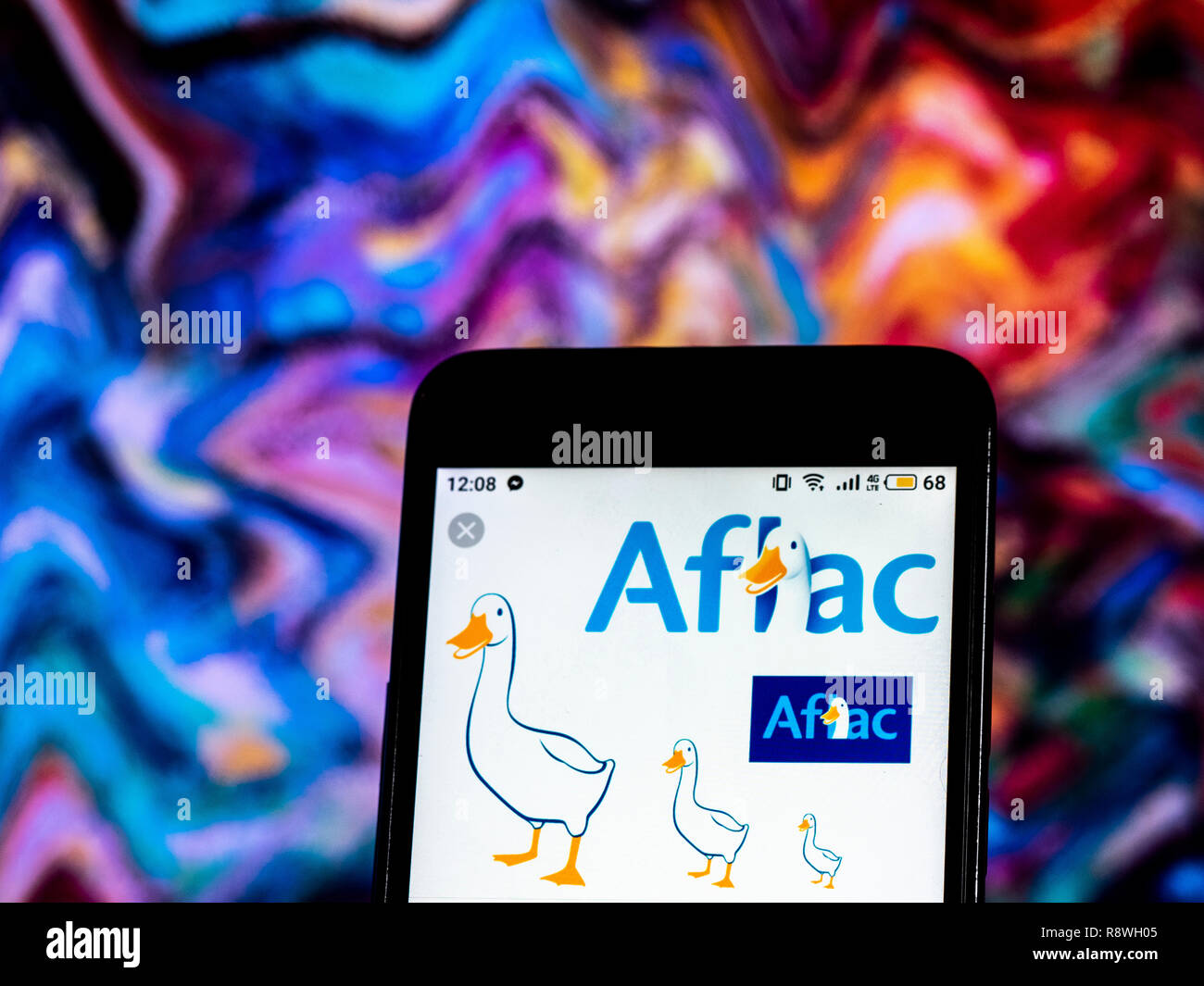 Aflac logo hi-res stock photography and images - Alamy