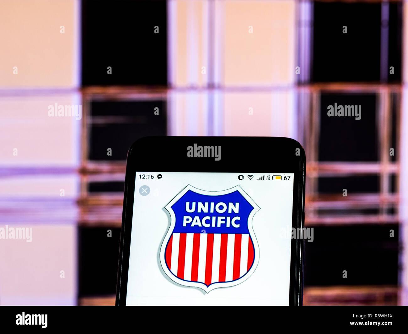 Union pacific railroad logo on hi-res stock photography and images - Alamy