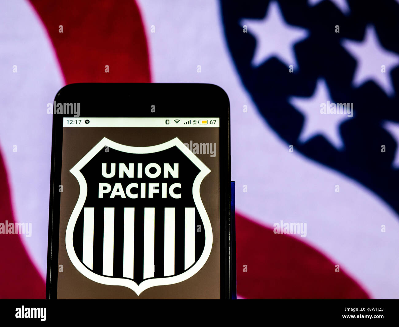 Union pacific railroad logo on hi-res stock photography and images - Alamy