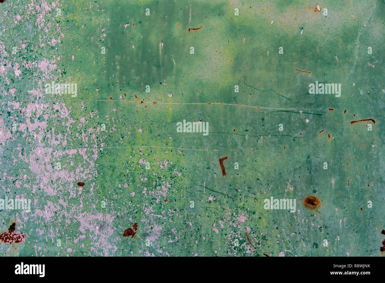 rusty green metal texture, rusty green metal background Stock Photo - Alamy