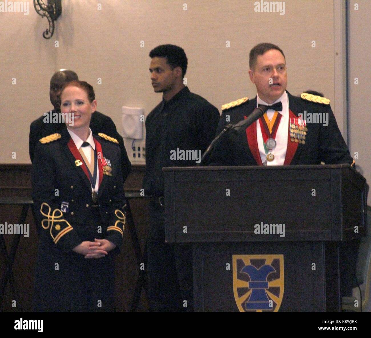 U.S. Army Maj. Rebeca D' Angelo, 10th Transportation Battalion ...