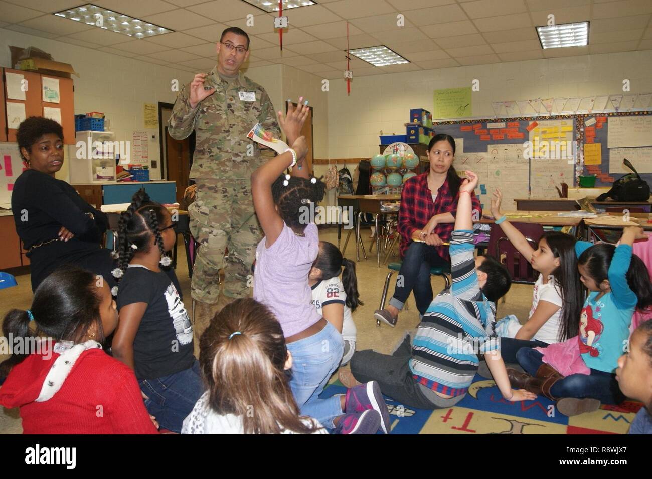 (Left to right) 80th Training Command soldiers Lt. Col. Clarissa Taylor ...