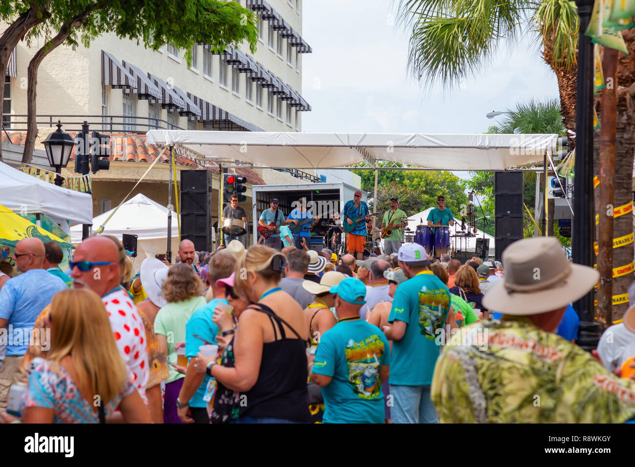 Duval street music key west hi-res stock photography and images - Alamy