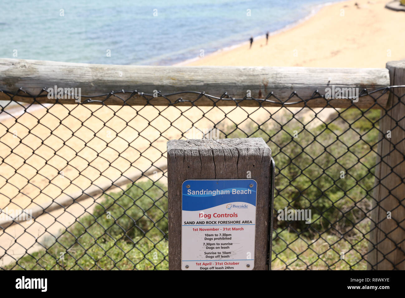 Sandringham beach melbourne hi-res stock photography and images - Alamy