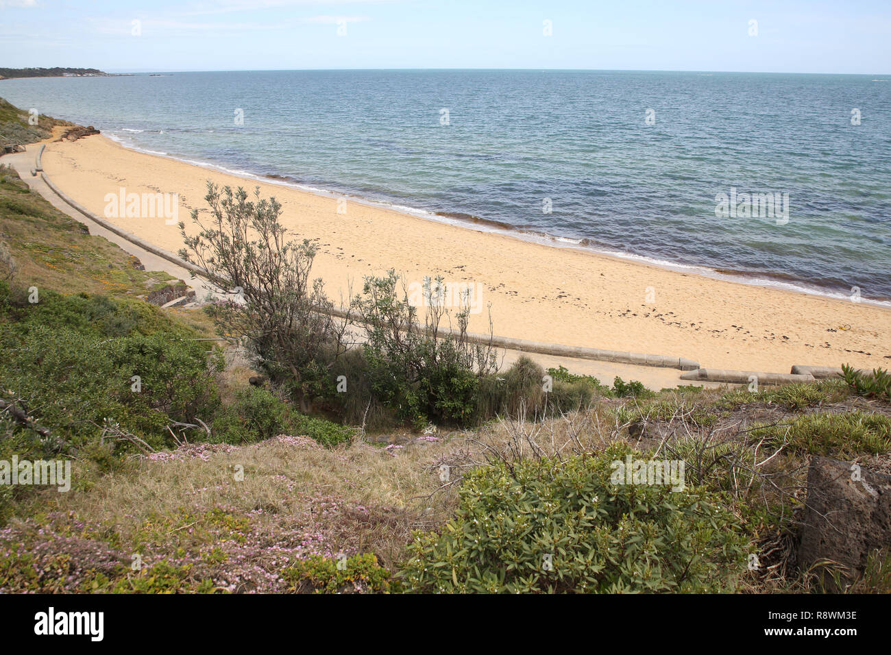 Sandringham Beach, Sandringham, Melbourne, Victoria, Australia Stock ...