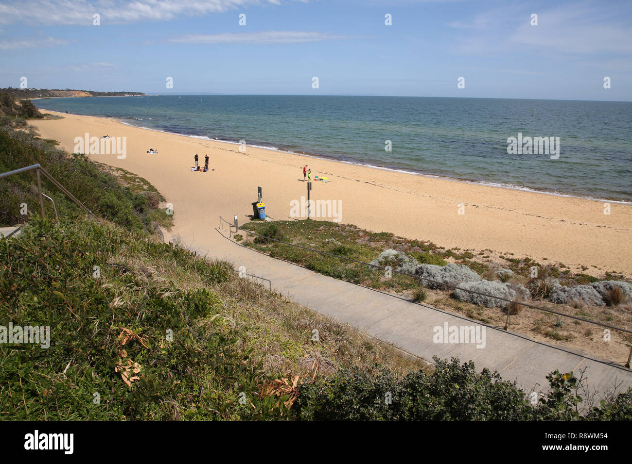 Sandringham Beach, Sandringham, Melbourne, Victoria, Australia Stock ...