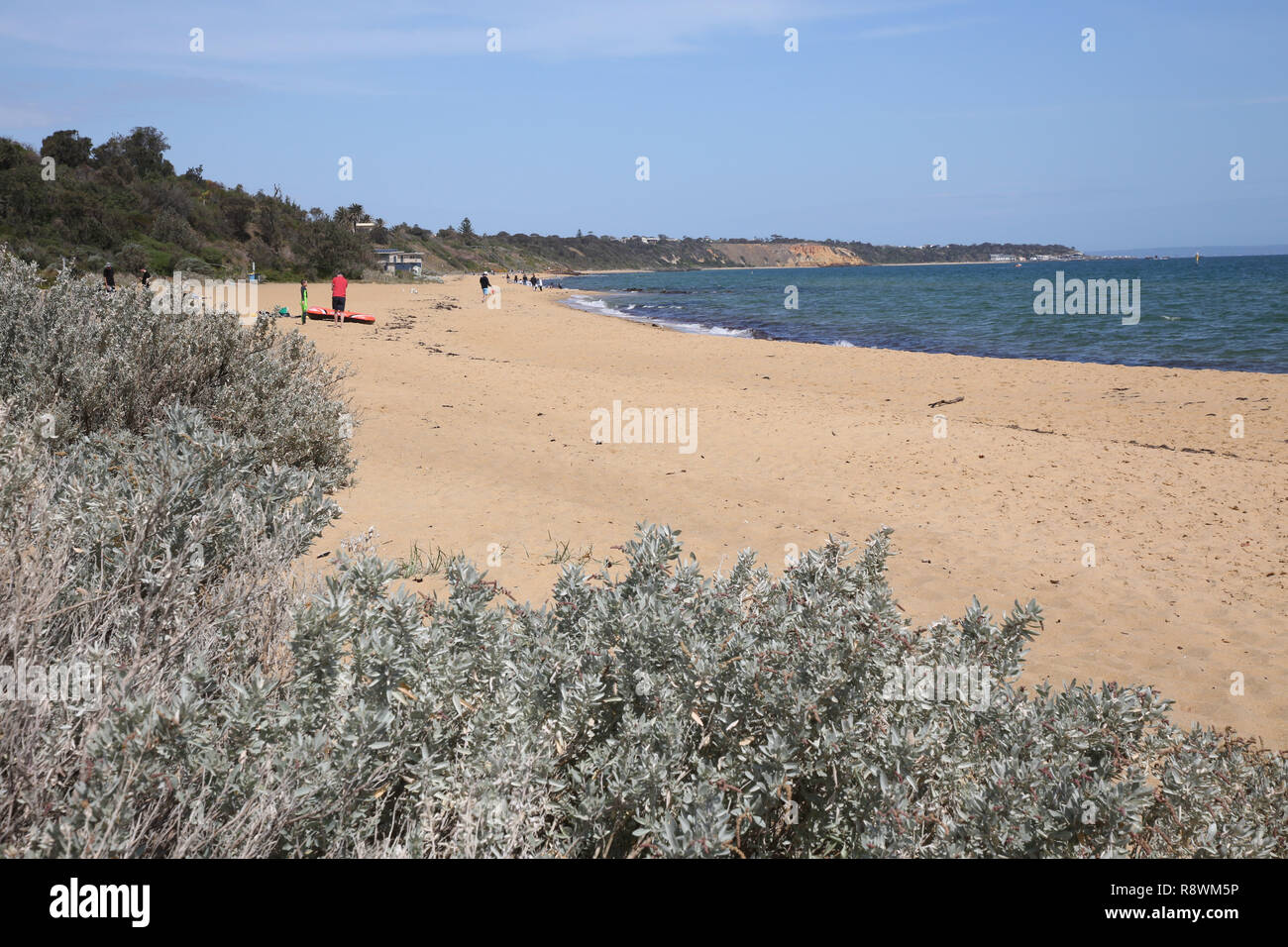 Sandringham Beach, Sandringham, Melbourne, Victoria, Australia Stock ...