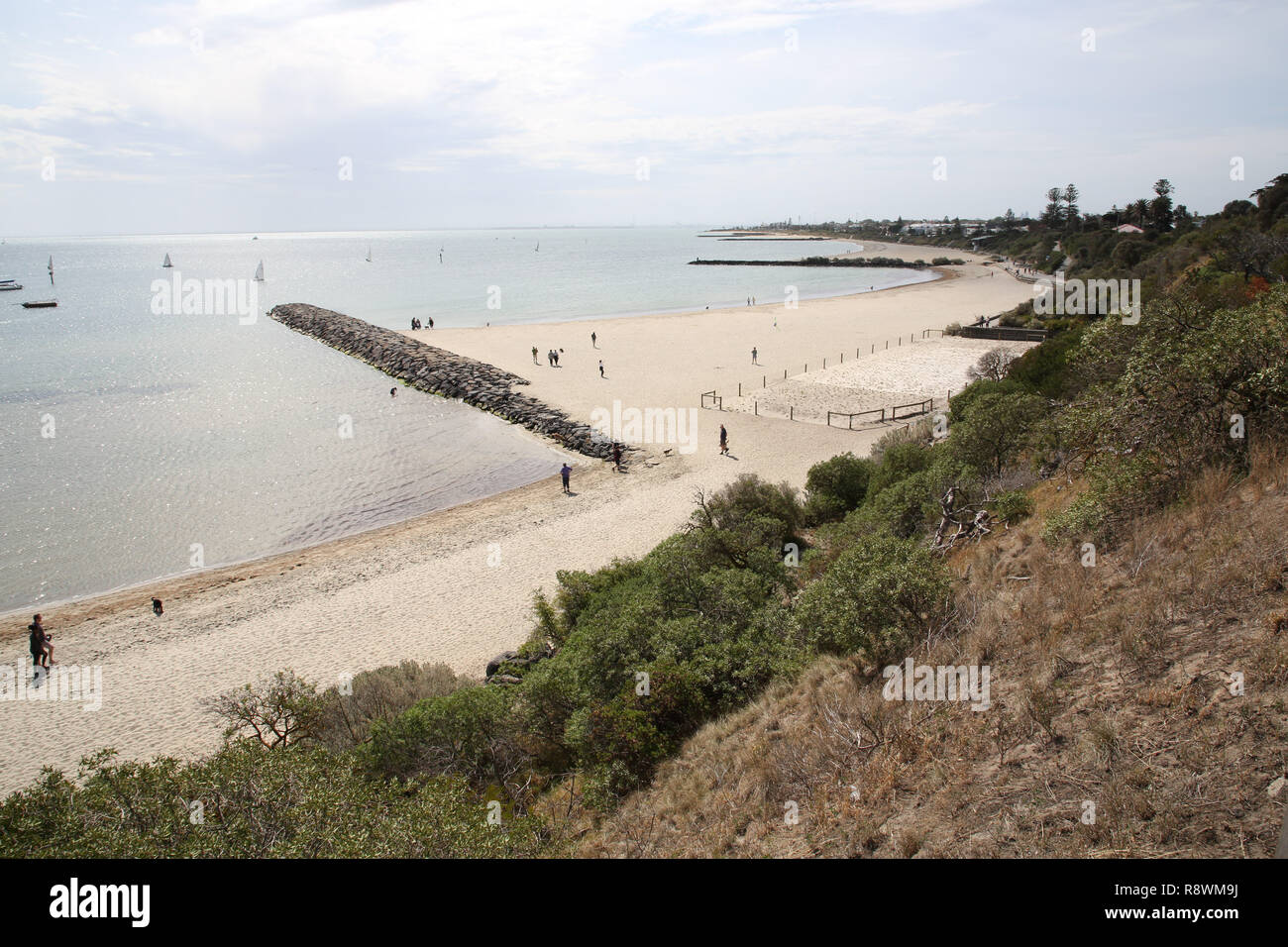 Hampton beach melbourne hi-res stock photography and images - Alamy