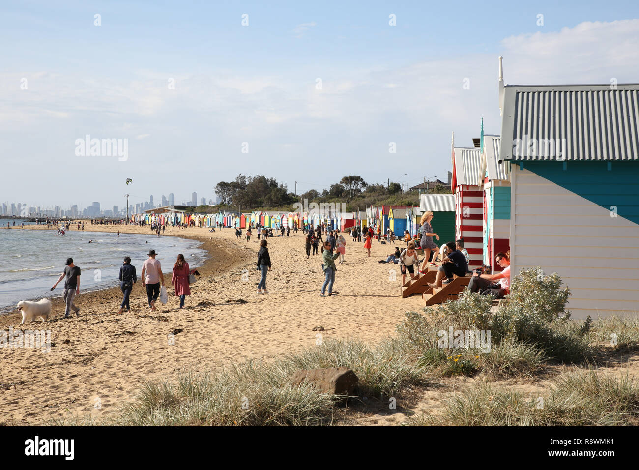 Brighton beach melbourne hi-res stock photography and images - Alamy