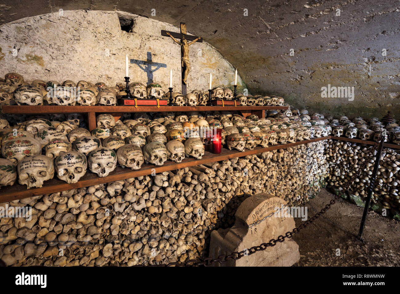 Bone Church, Hallstatt, Austria Stock Photo - Alamy