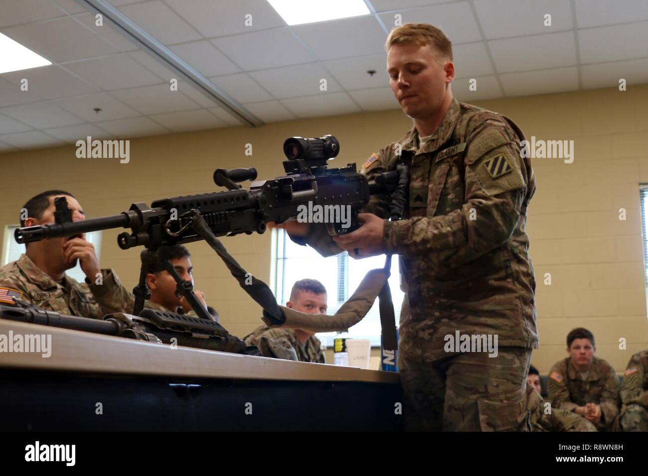 Sgt. Dean Frymyer, squad leader with Charlie Company, 3rd Battalion ...