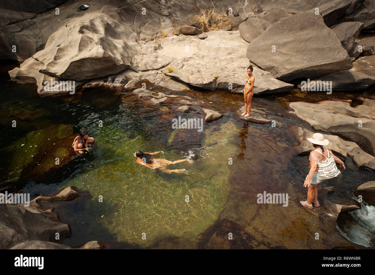 Tourist bathing hi-res stock photography and images - Alamy