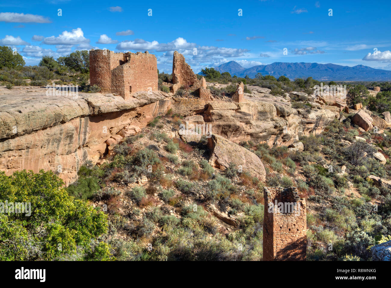 Hovenweep Castle, constructed between 1230 AD and 1275 AD, Hovenweep ...