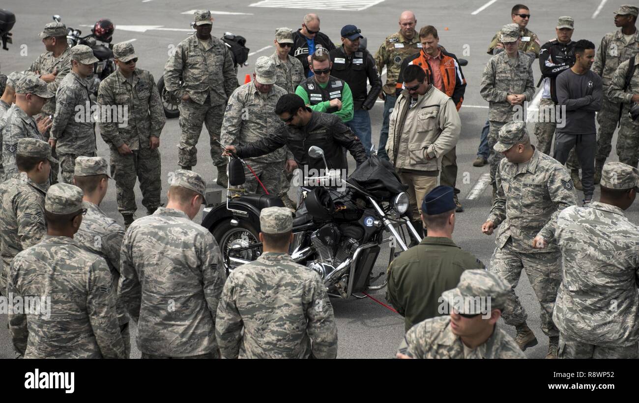 Members of Wing Safety perform a pre-ride inspection checklist with ...