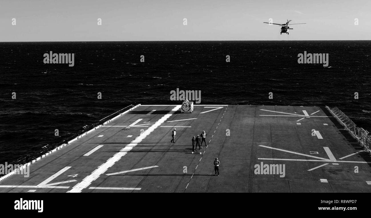 ATLANTIC OCEAN (March 11, 2017) – An MH-60 Seahawk attached to ...