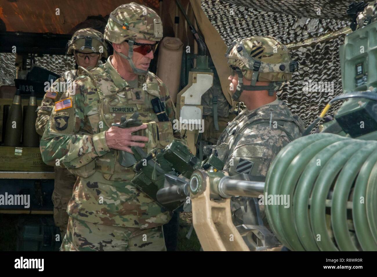 Command Sgt. Maj. Scott C. Schroeder, command sergeant major of U.S ...